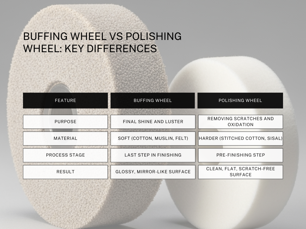 Buffing Wheel vs Polishing Wheel: What’s the Difference and Which One ...